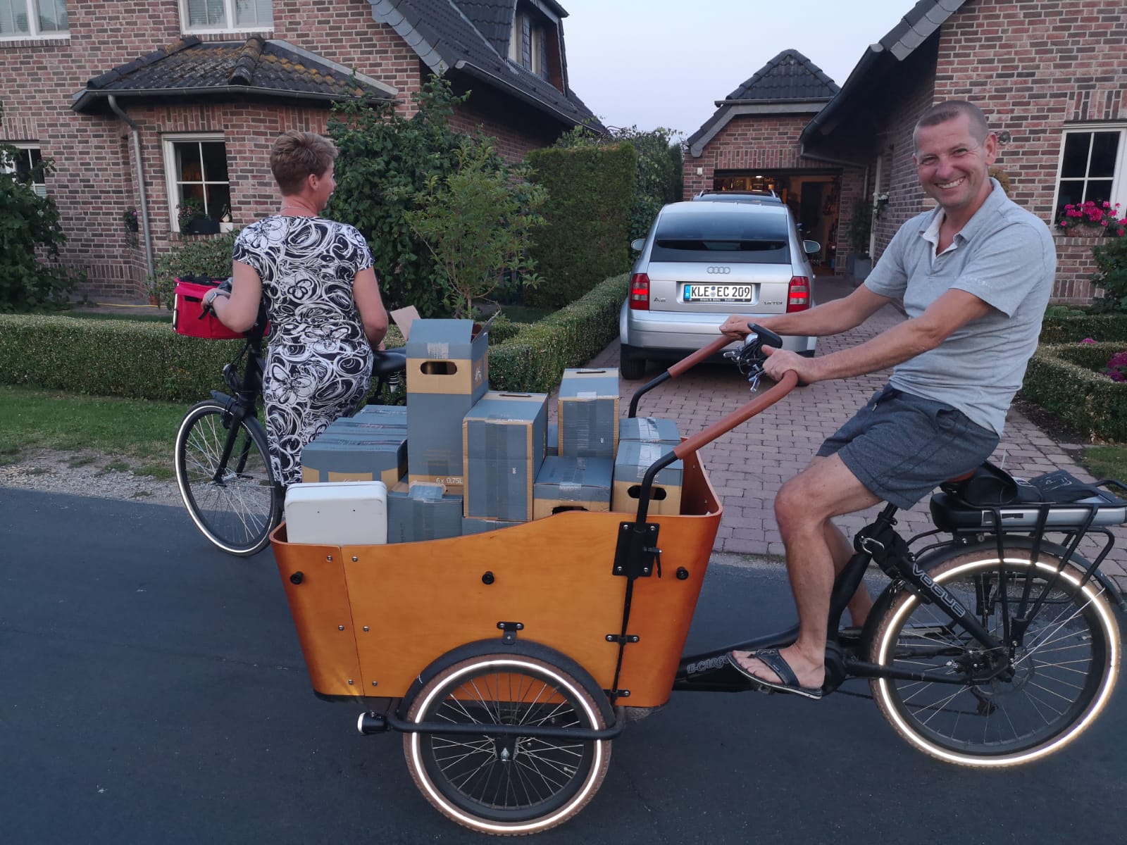 Weintransport auf holländisch - Klaus HILZ: Weine aus Leidenschaft